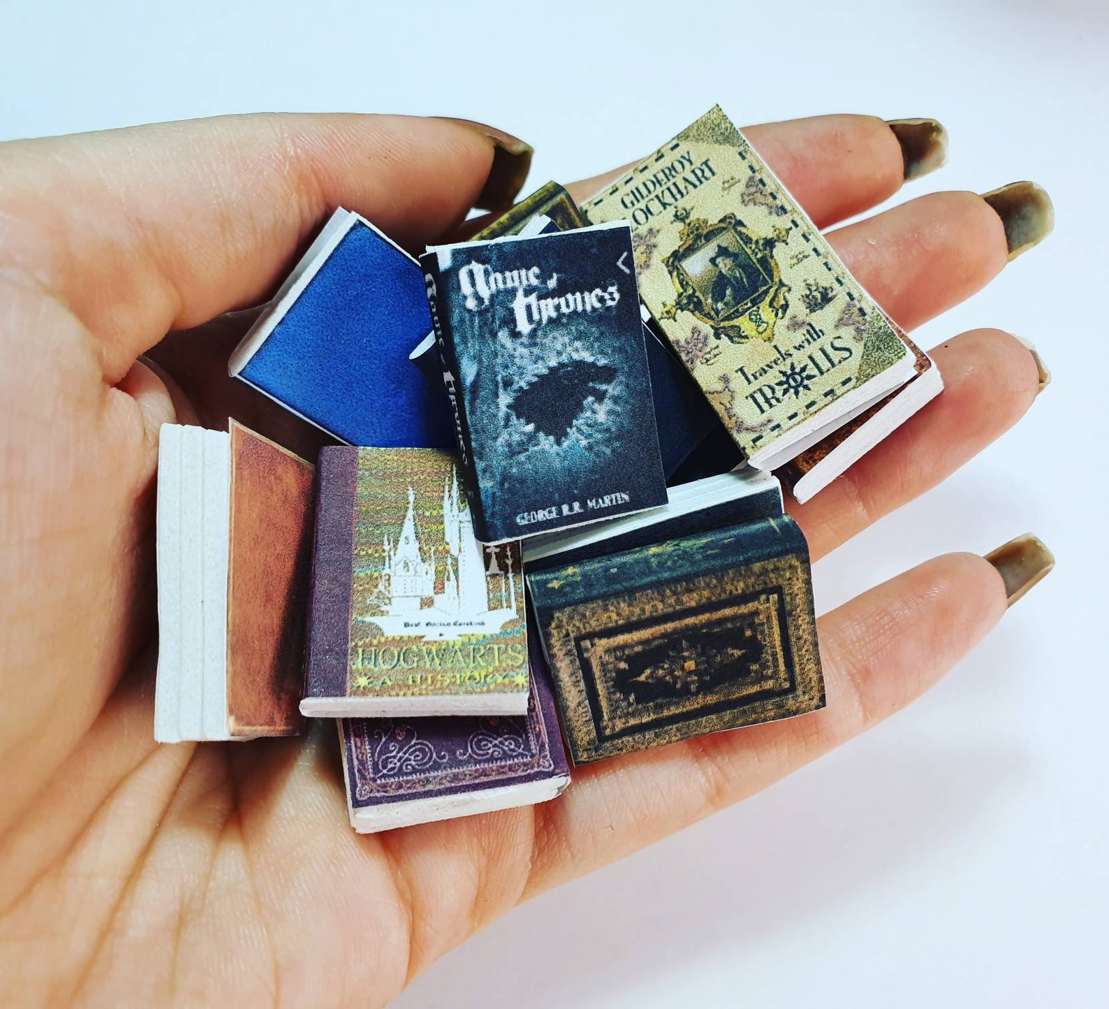 Miniature Set 12 Books - Etsy