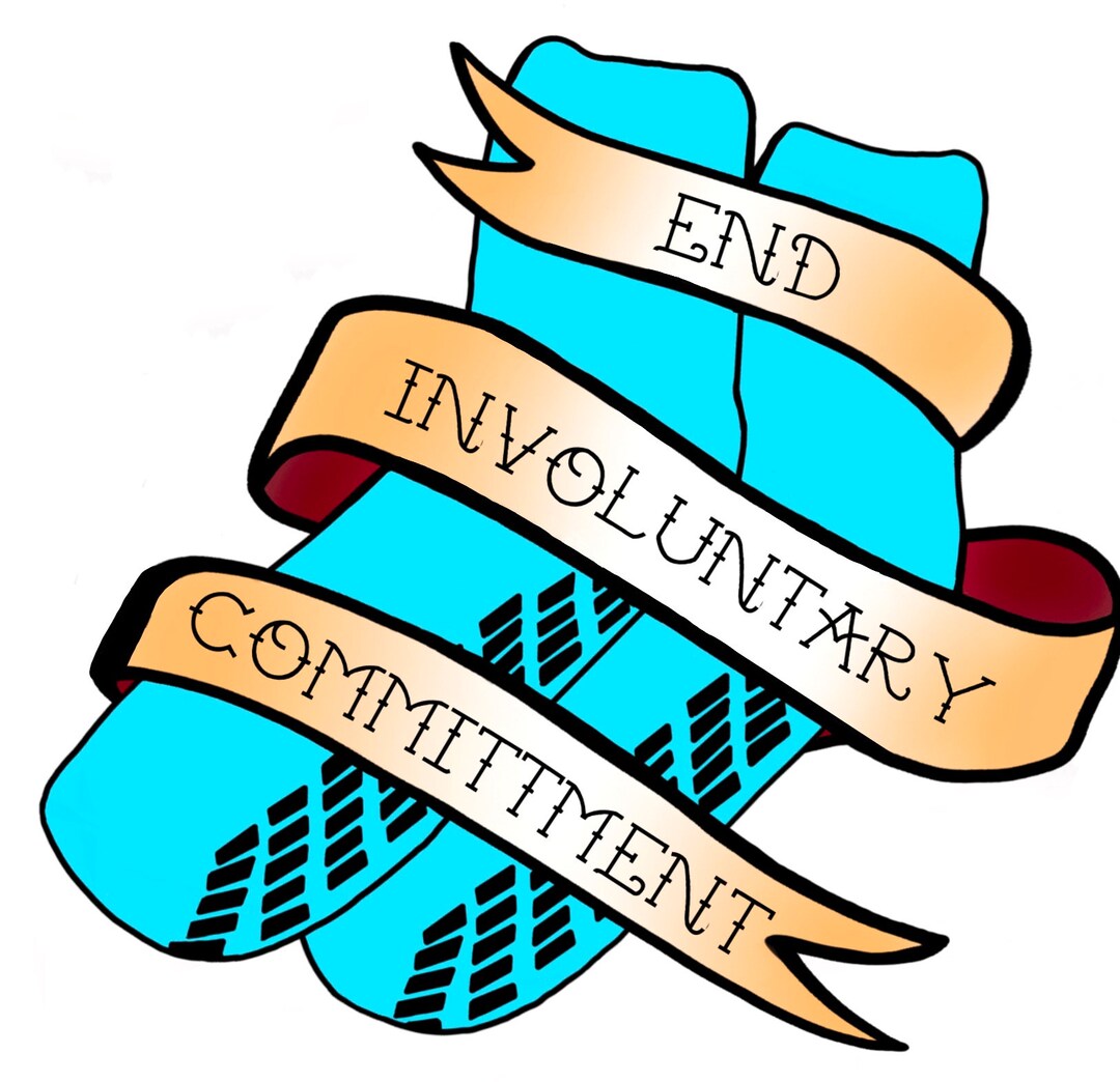 End Involuntary Commitment Grippy Sock Sticker - Etsy