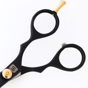 Professional Moustache Scissors and Beard Trimming Scissors, Extremely Sharp - Black, With ...