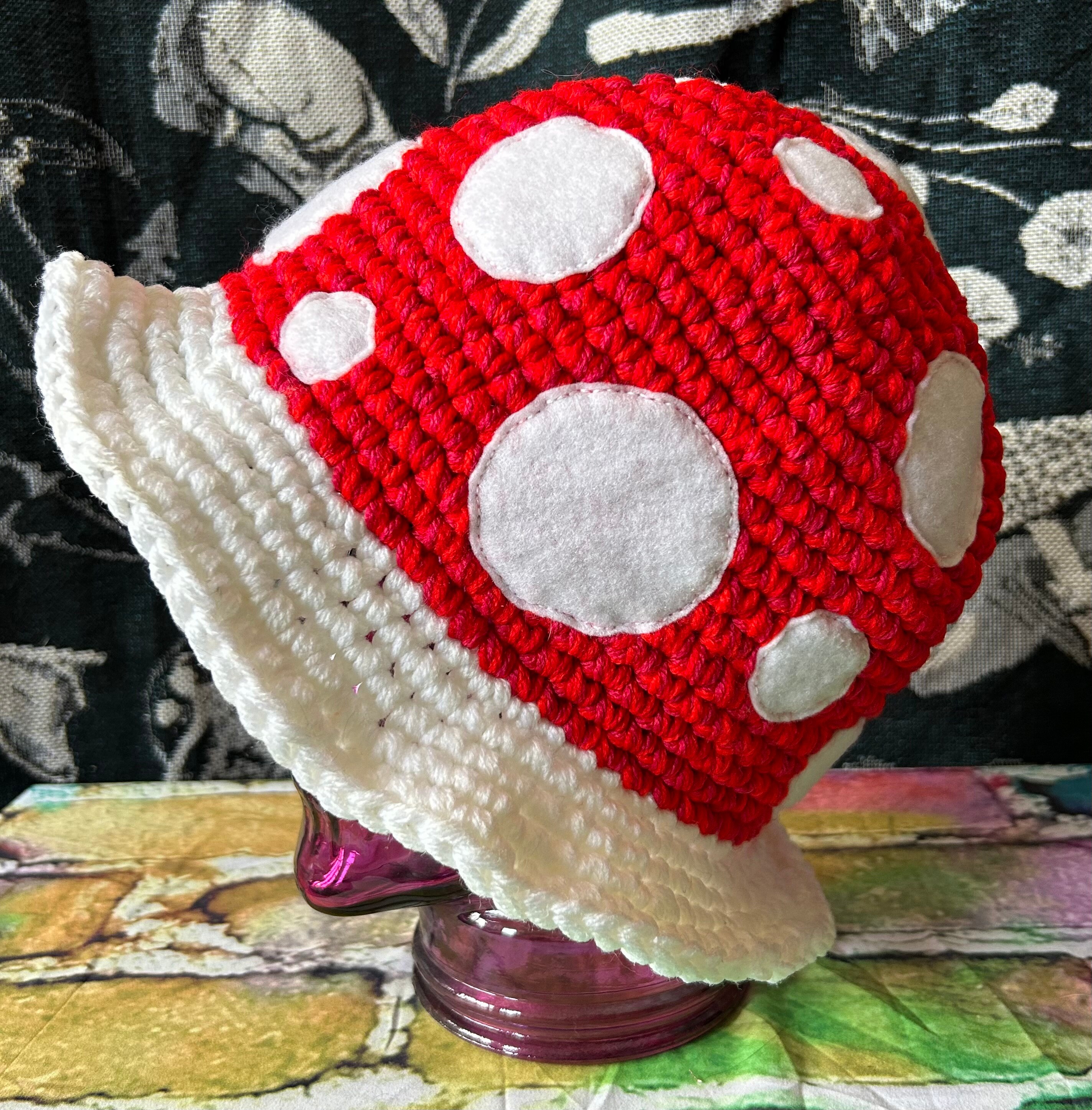 Crocheted Mushroom Toadstool Cottagecore Bucket Hat - Etsy