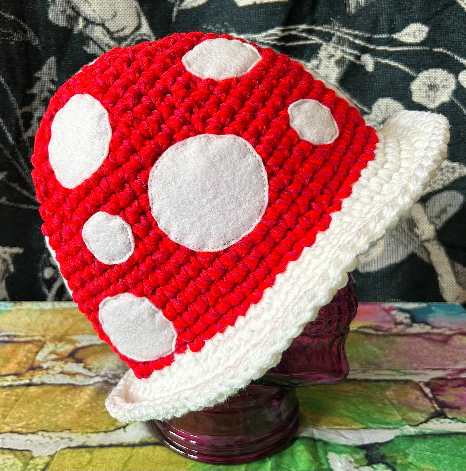 Crocheted Mushroom Toadstool Cottagecore Bucket Hat - Etsy