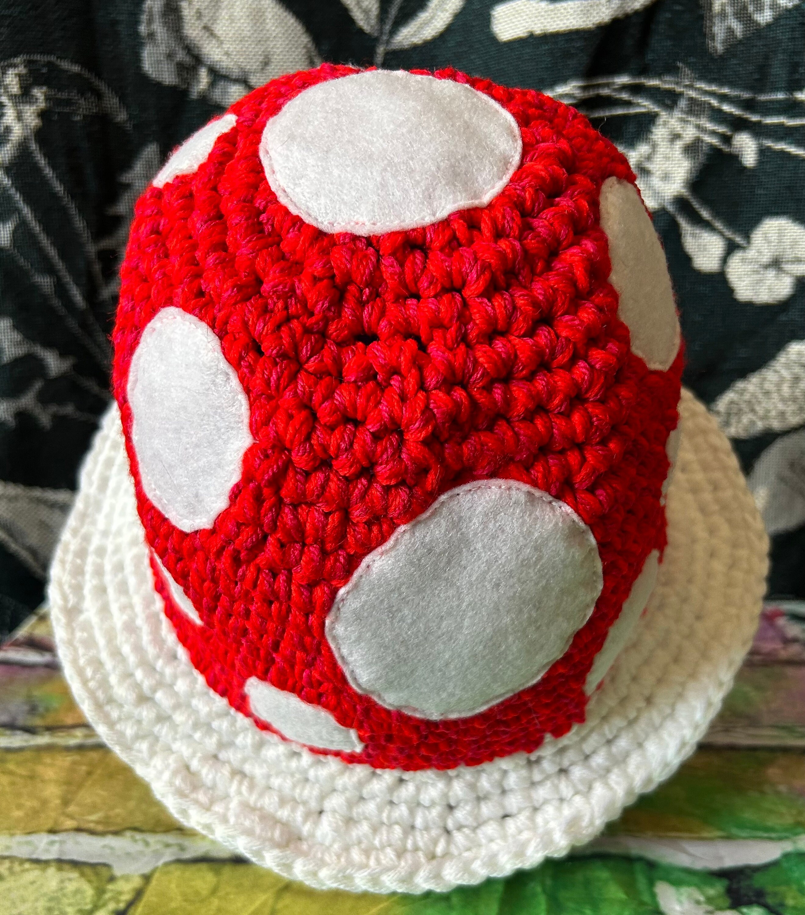 Crocheted Mushroom Toadstool Cottagecore Bucket Hat - Etsy