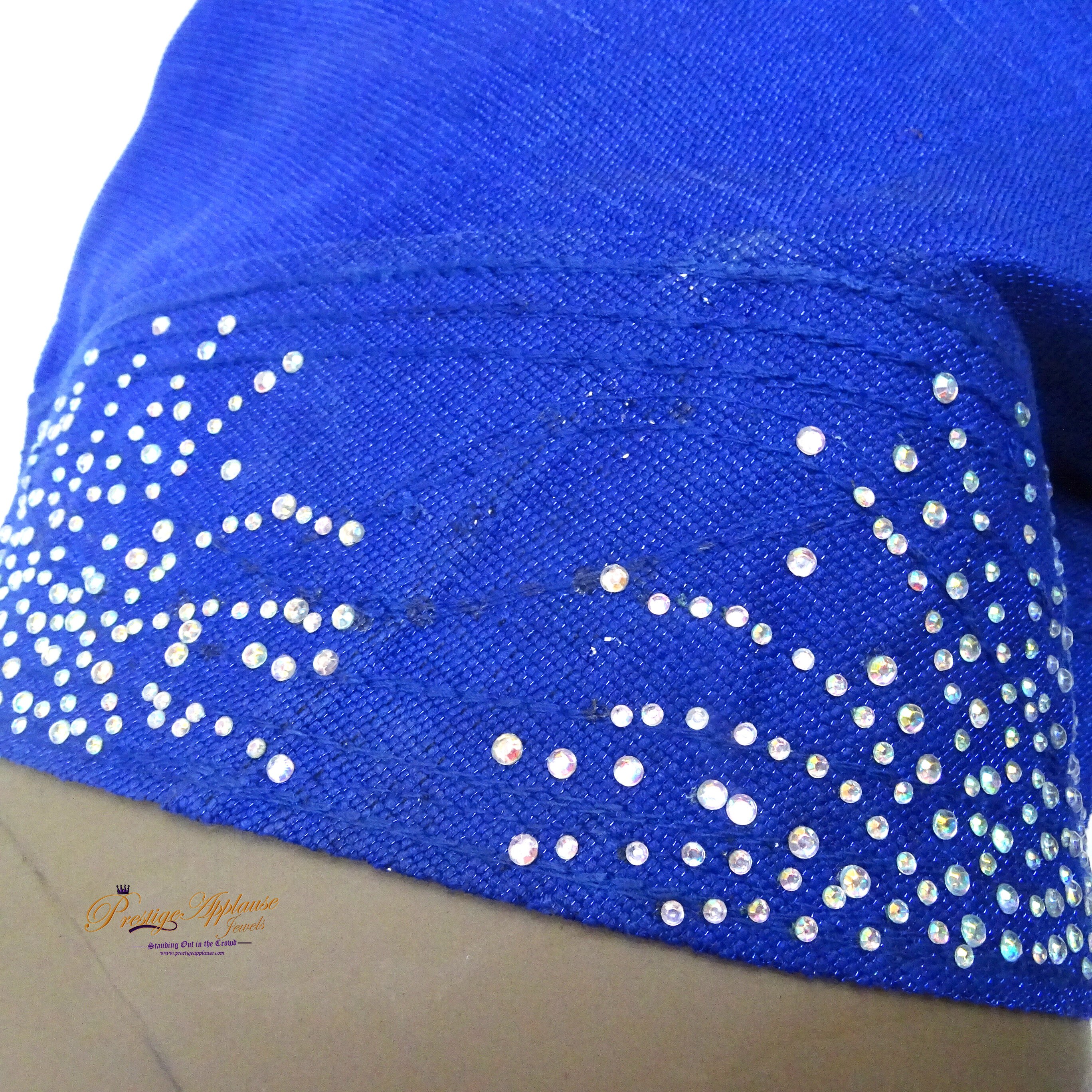 Celebrant Royal Blue Embelished With Stones New Design Aso Oke African ...