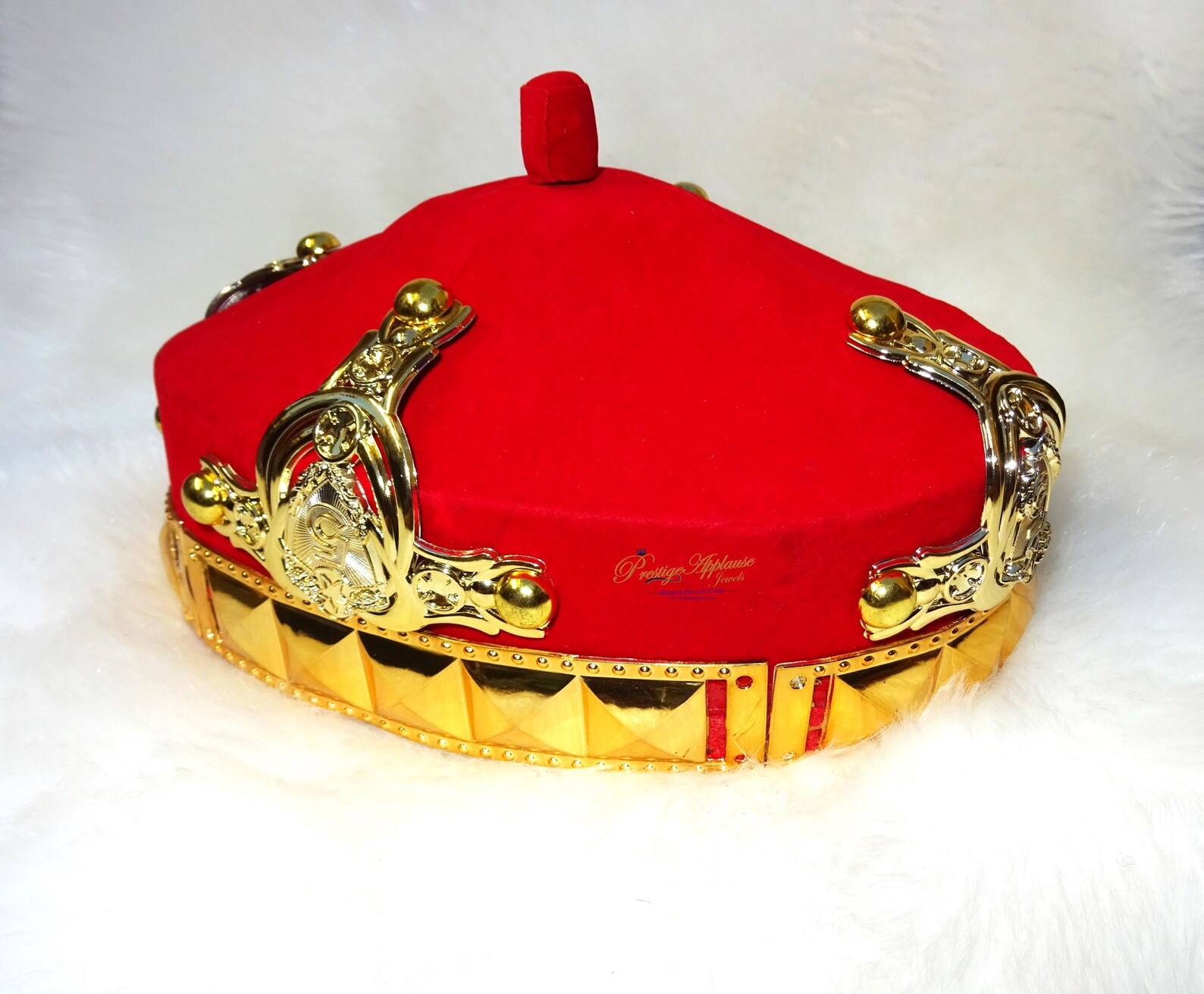 King Odogu Chieftancy Embellished Men Igbo Edo Hat Groom Wedding Yoruba ...