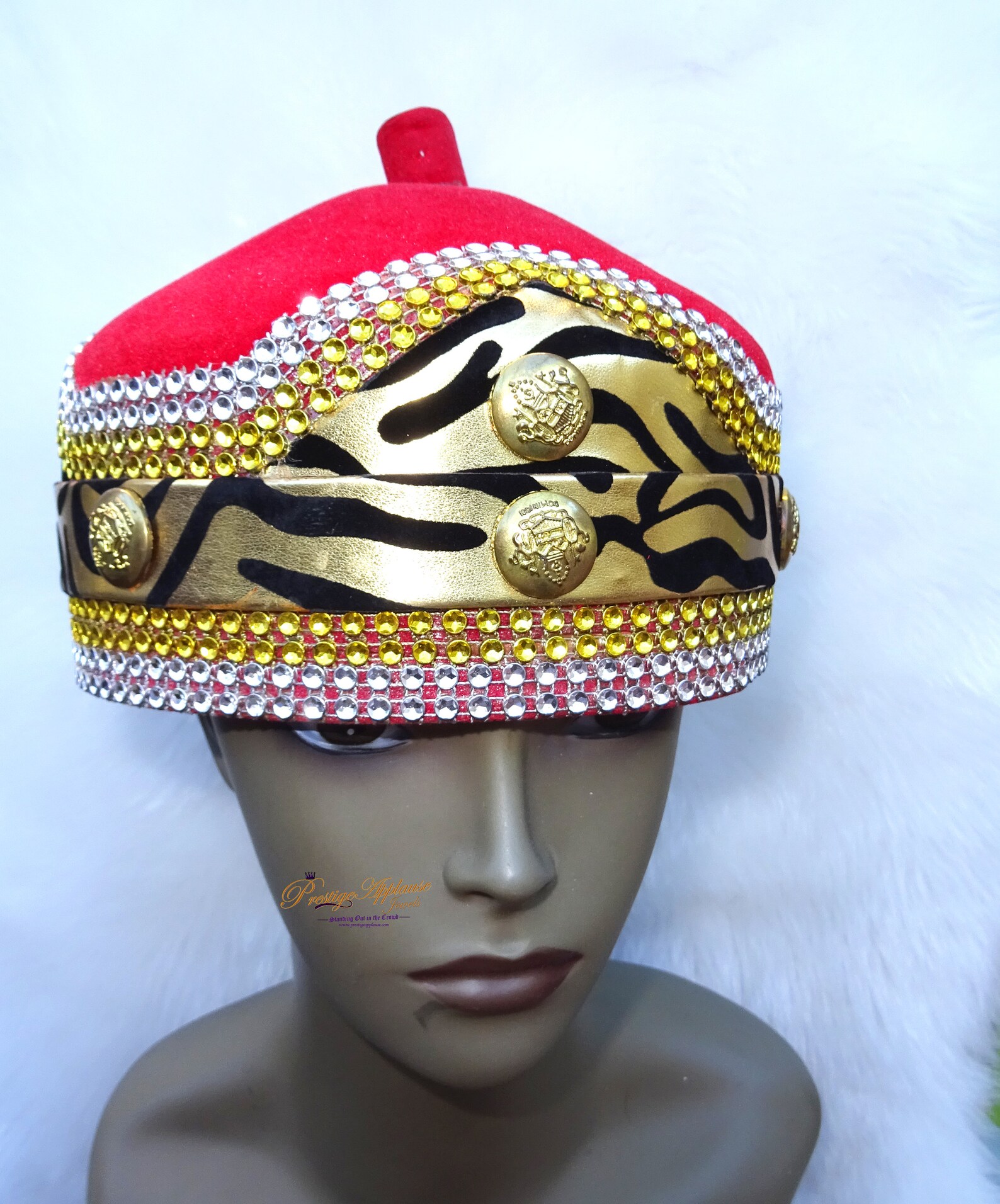 Chieftancy Embellished Men Igbo Edo Hat Groom Wedding Yoruba - Etsy 日本