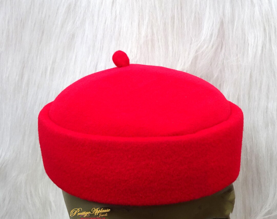 Traditional Chief Style Hat Cap White Black Groom Wedding Men Boys ...