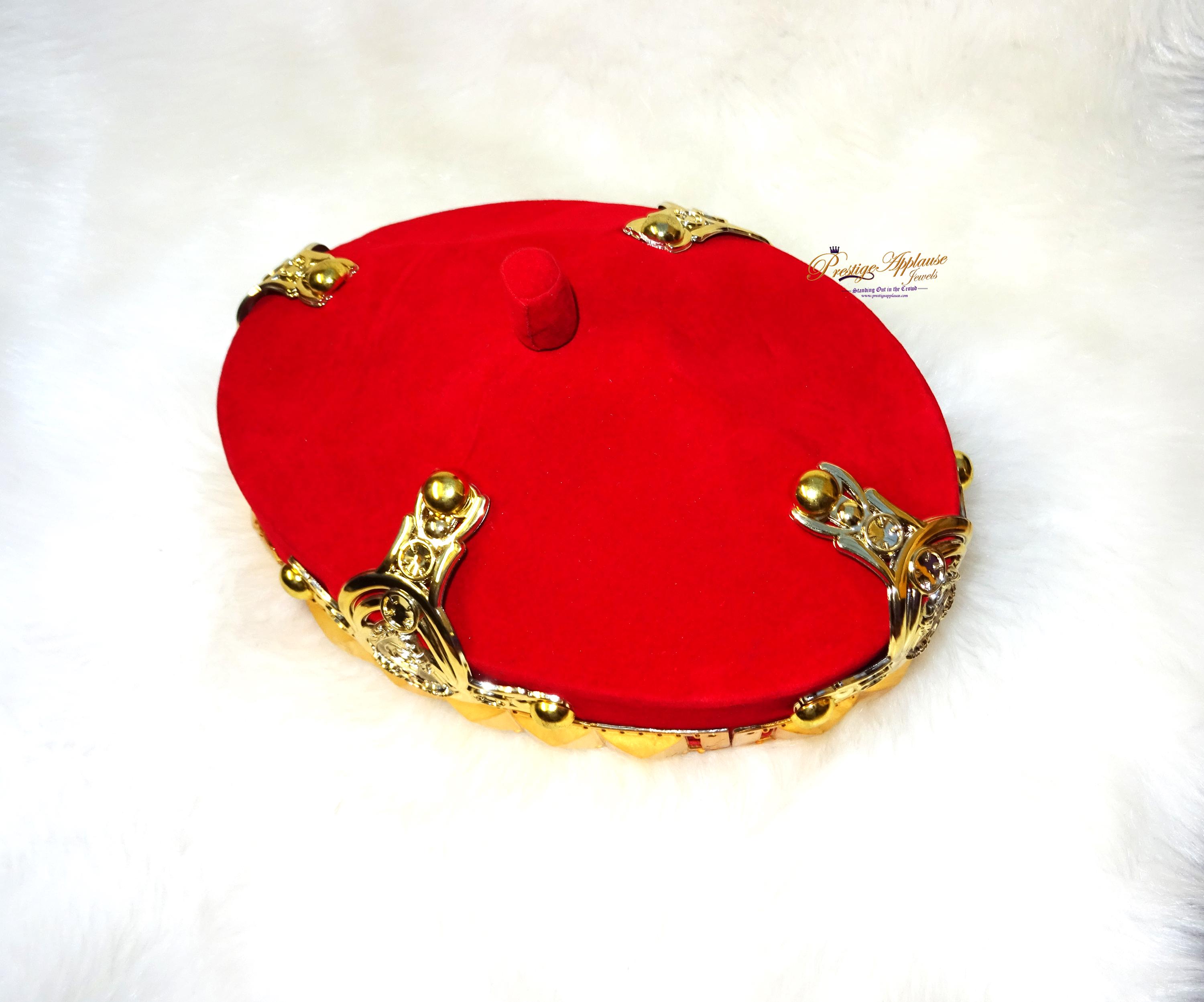 King Odogu Chieftancy Embellished Men Igbo Edo Hat Groom Wedding Yoruba ...