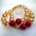 Beautiful Red Gold New Latest Design African Red Beads Bridal Wedding ...