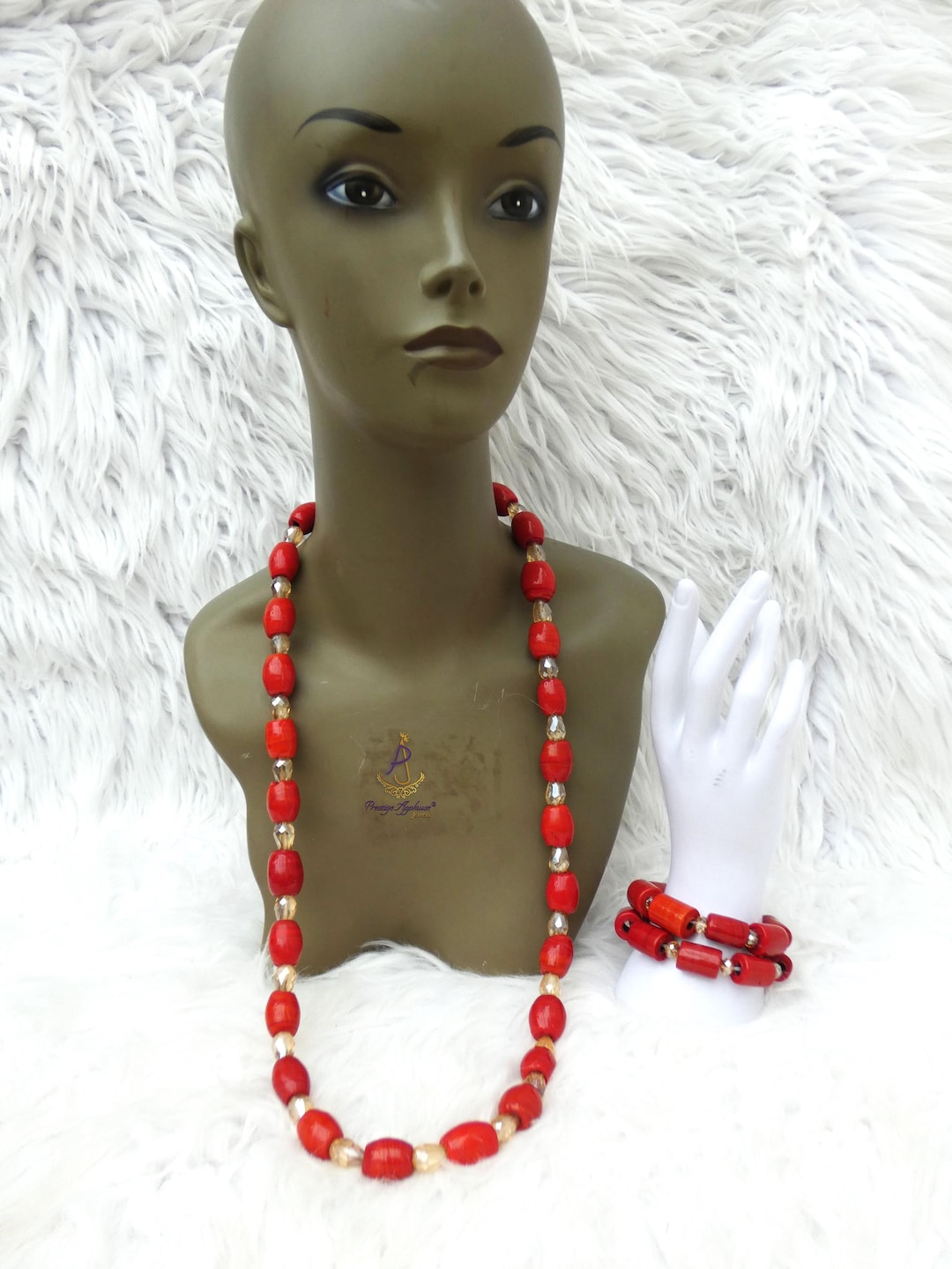 Edo Delta Igbo Bead Groom Men Women Unisex African Nigerian Traditional ...