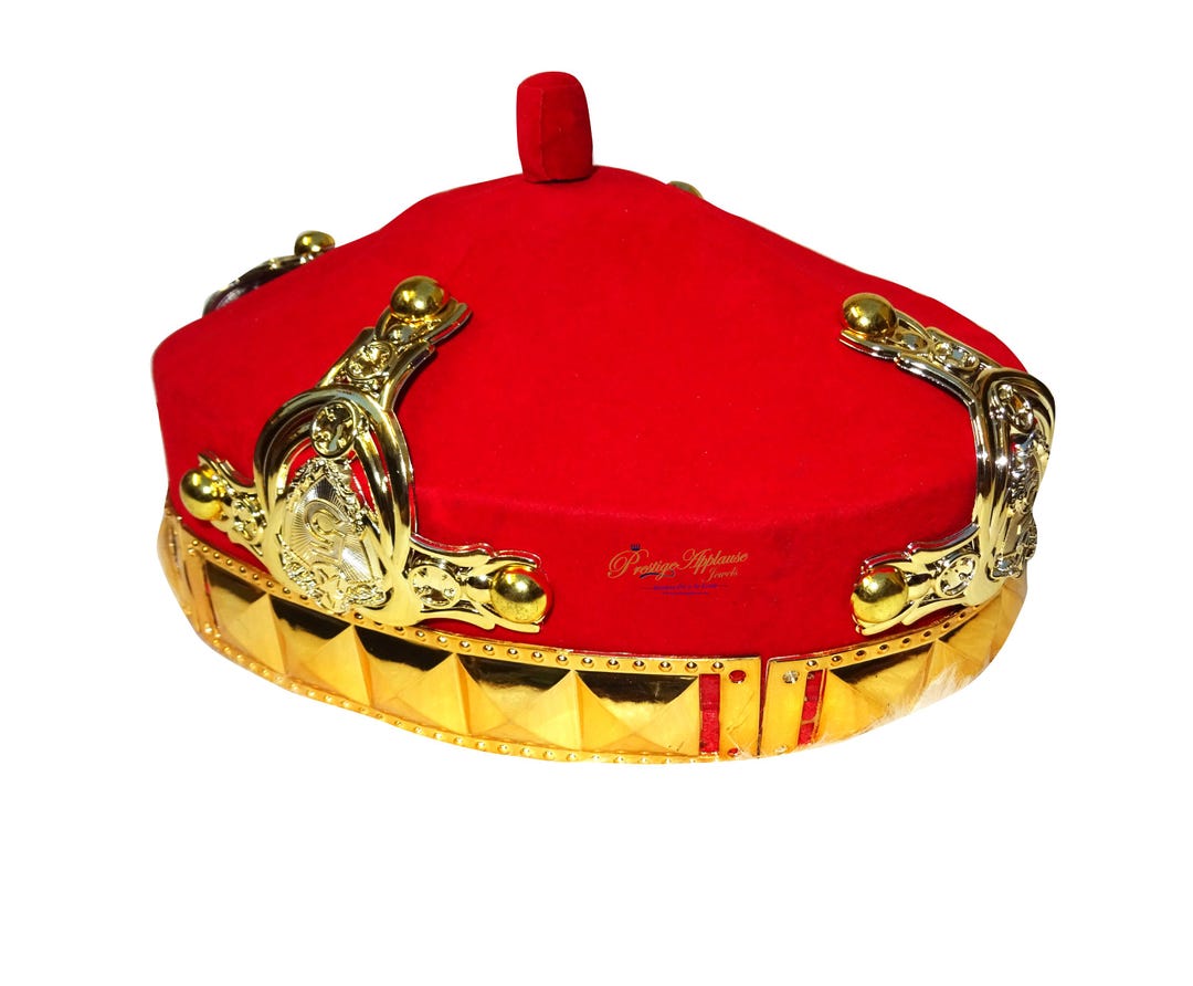 King Odogu Chieftancy Embellished Men Igbo Edo Hat Groom Wedding Yoruba ...