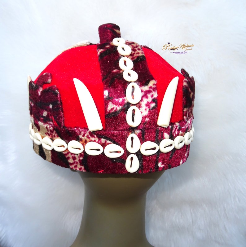 Odogu Chieftancy Embellished Men Igbo Edo Hat Groom Wedding Yoruba ...