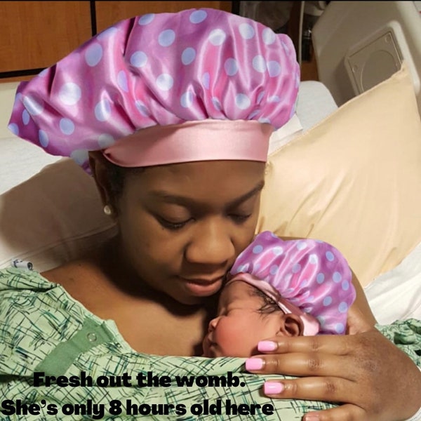 Baby Satin Bonnet - Etsy