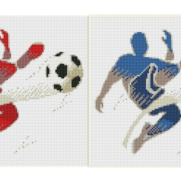 Football Player Cross Stitch Patterns - Etsy