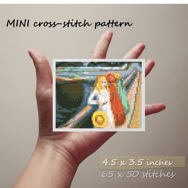 Rainbow Bridge Cross Stitch Pattern - Etsy