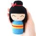 Kimono Doll Crochet PATTERN, Kokeshi Doll Pattern, Crochet Doll ...