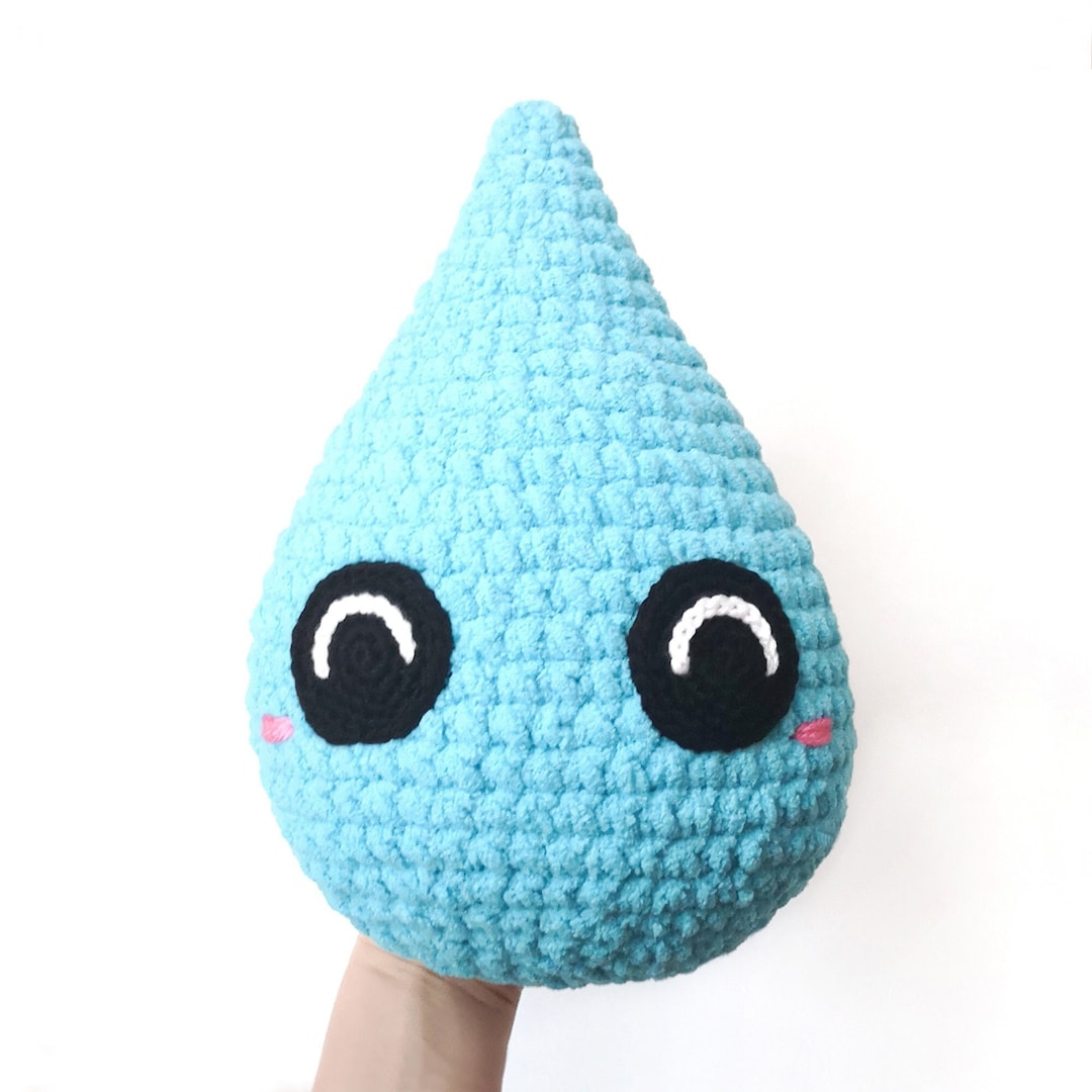Raindrop Crochet PATTERN, Crochet Raindrop, Amigurumi Pattern, Raindrop ...