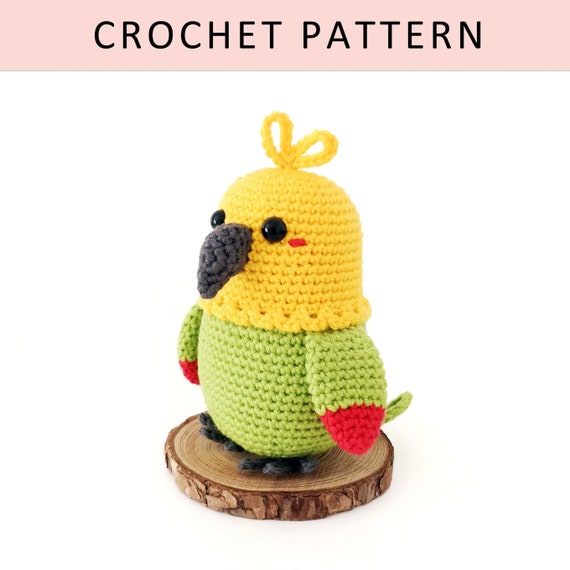 Parrot Crochet PATTERN Crochet Parrot Amigurumi Amigurum - Etsy