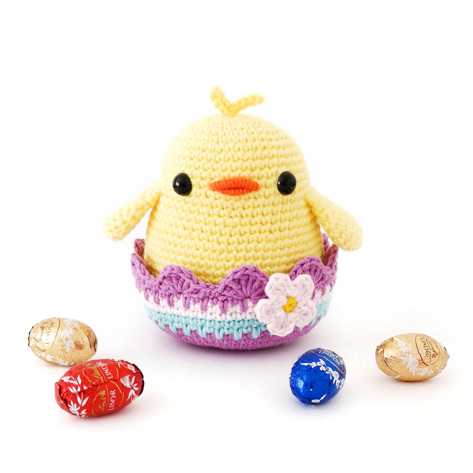 Spring Chick Crochet PATTERN, Easter Chick Pattern, Spring Decor ...