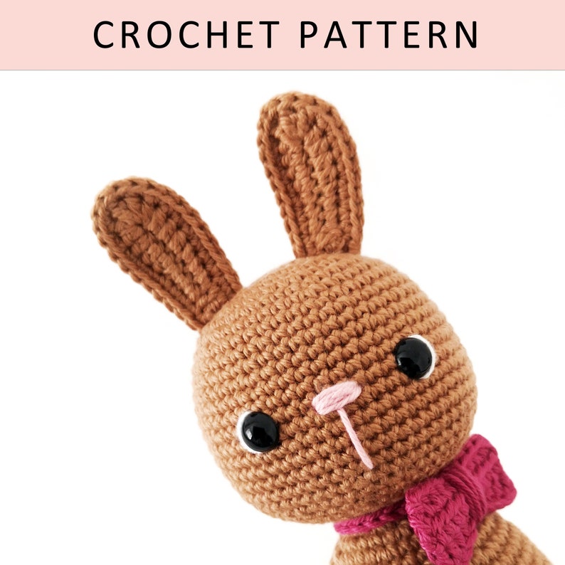 Rabbit Crochet PATTERN Amigurumi Rabbit Crochet Toy Rabbit - Etsy