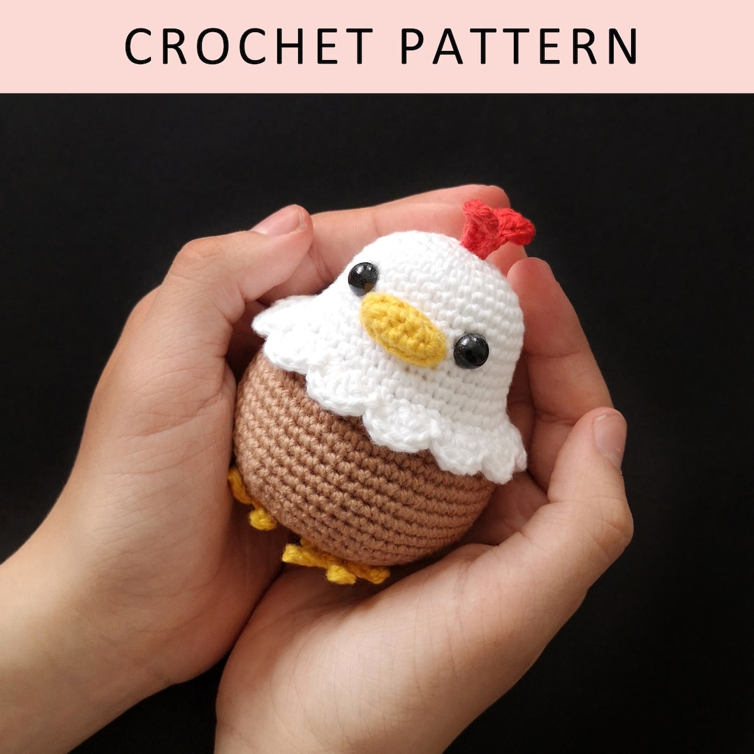 Crochet Chicken PATTERN, Crochet Chicken Amigurumi, Chicken Pattern ...