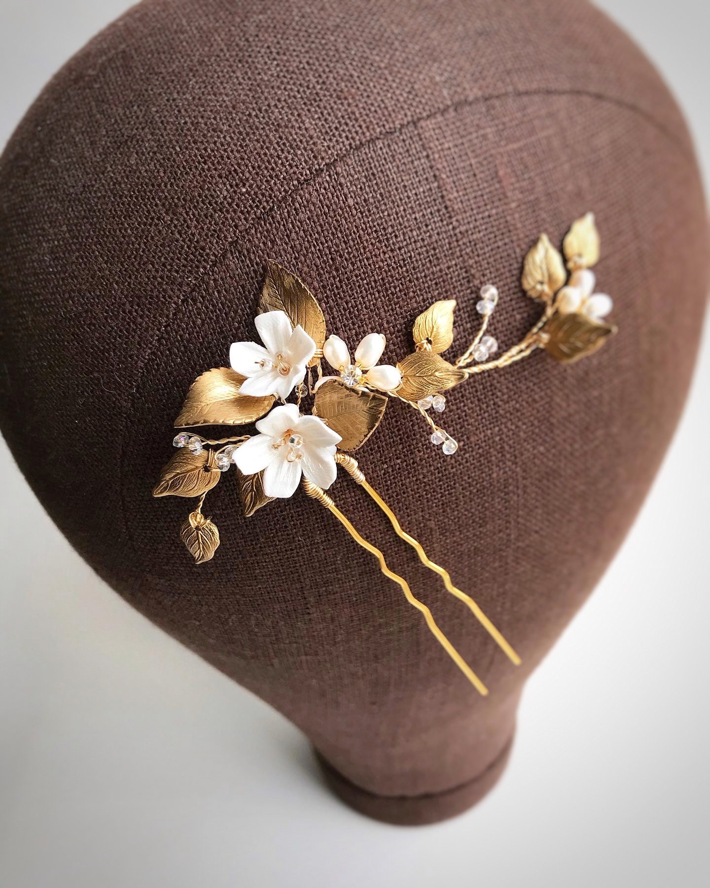 Floral Hair Pin Bridal Hairpin Wedding Hair Piece | Etsy