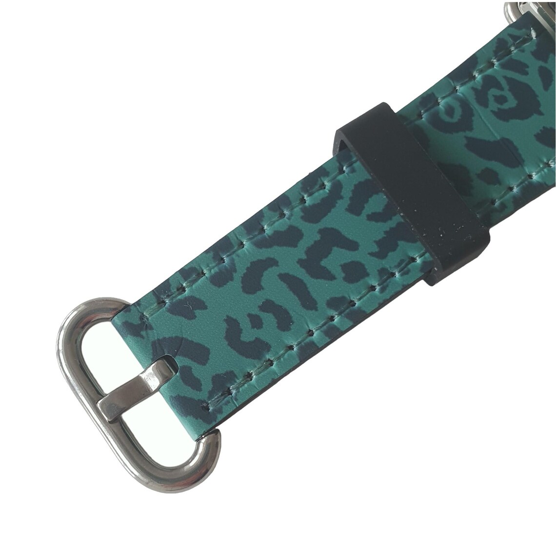 Green Leopard Print Apple Watch Strap | Vegan Leather Watchband - Etsy