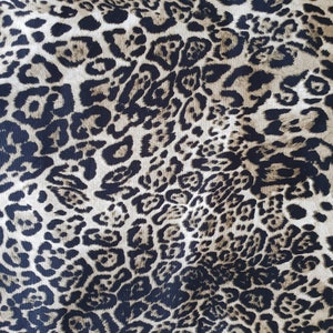 Leopard Print Tote / Animal Print Shopper Bag/ Lynx Print Bag - Etsy