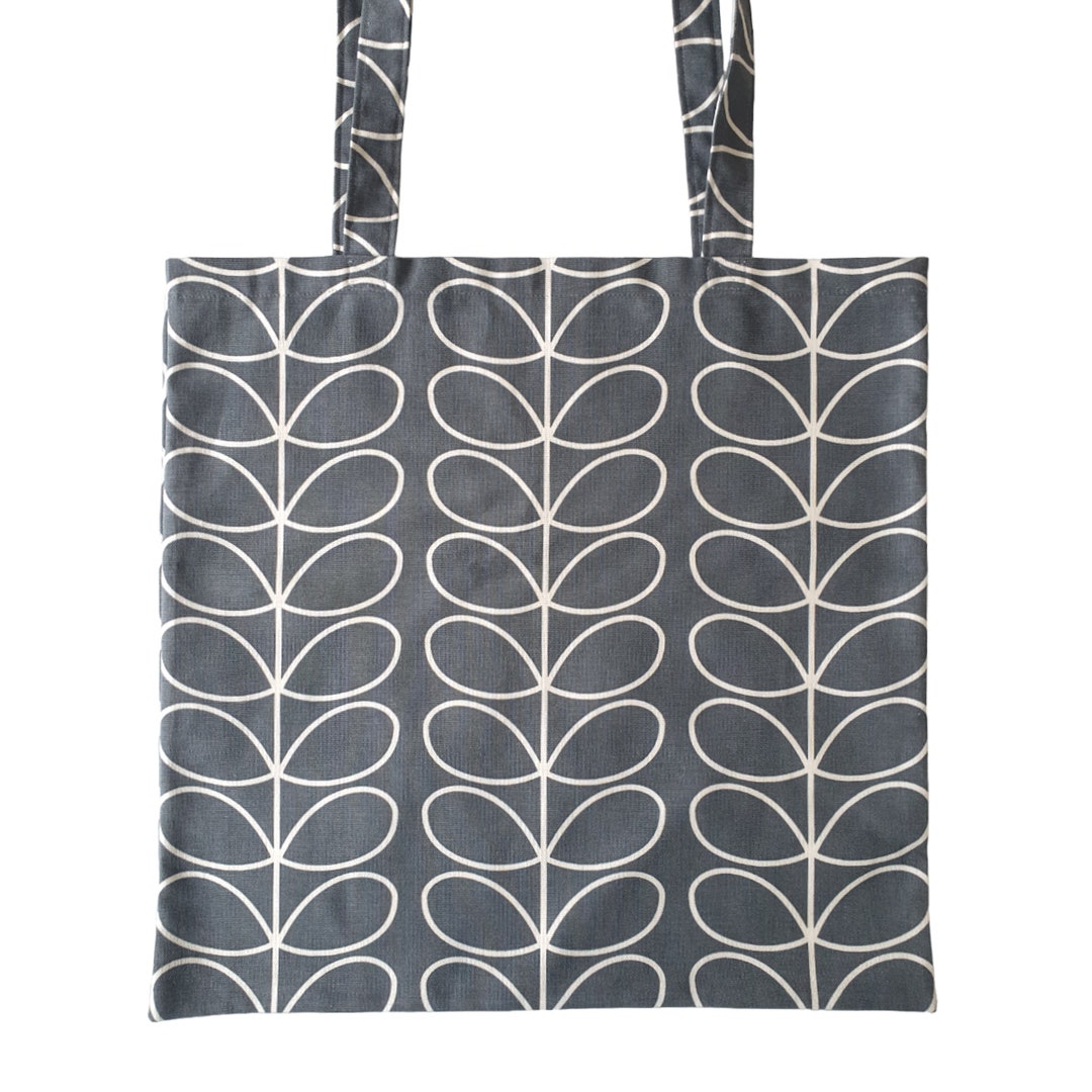 Linear Stem Tote Bag Charcoal - Etsy