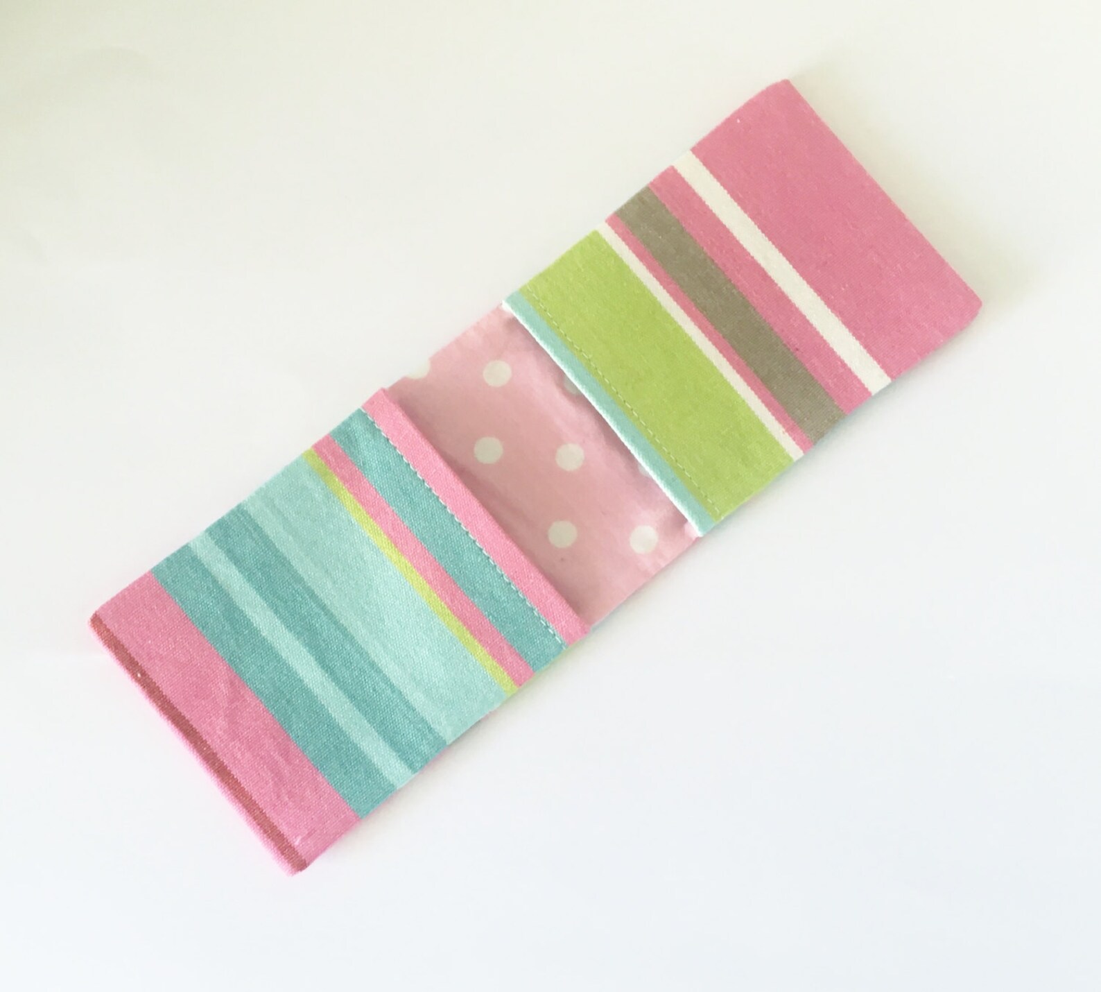 Stripey Pink Oyster Card Holder/ Bus Pass Holder/ Business | Etsy