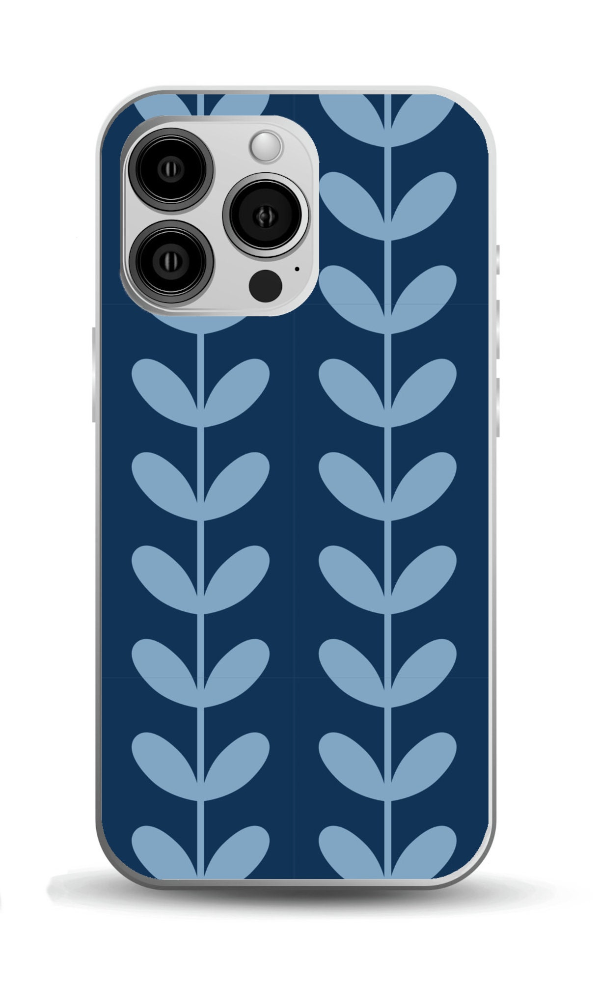 Minimalist Scandi Leaf Phone Case for Most iPhone 13, 12, 11, X, 8, 7 ...