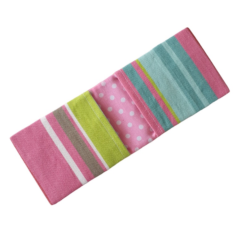 Stripey Pink Oyster Card Holder/ Bus Pass Holder/ Business - Etsy