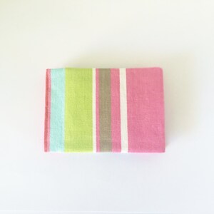 Stripey Pink Oyster Card Holder/ Bus Pass Holder/ Business | Etsy