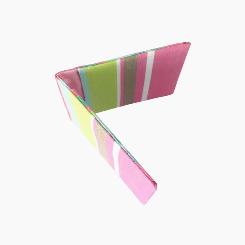 Stripey Pink Oyster Card Holder/ Bus Pass Holder/ Business - Etsy