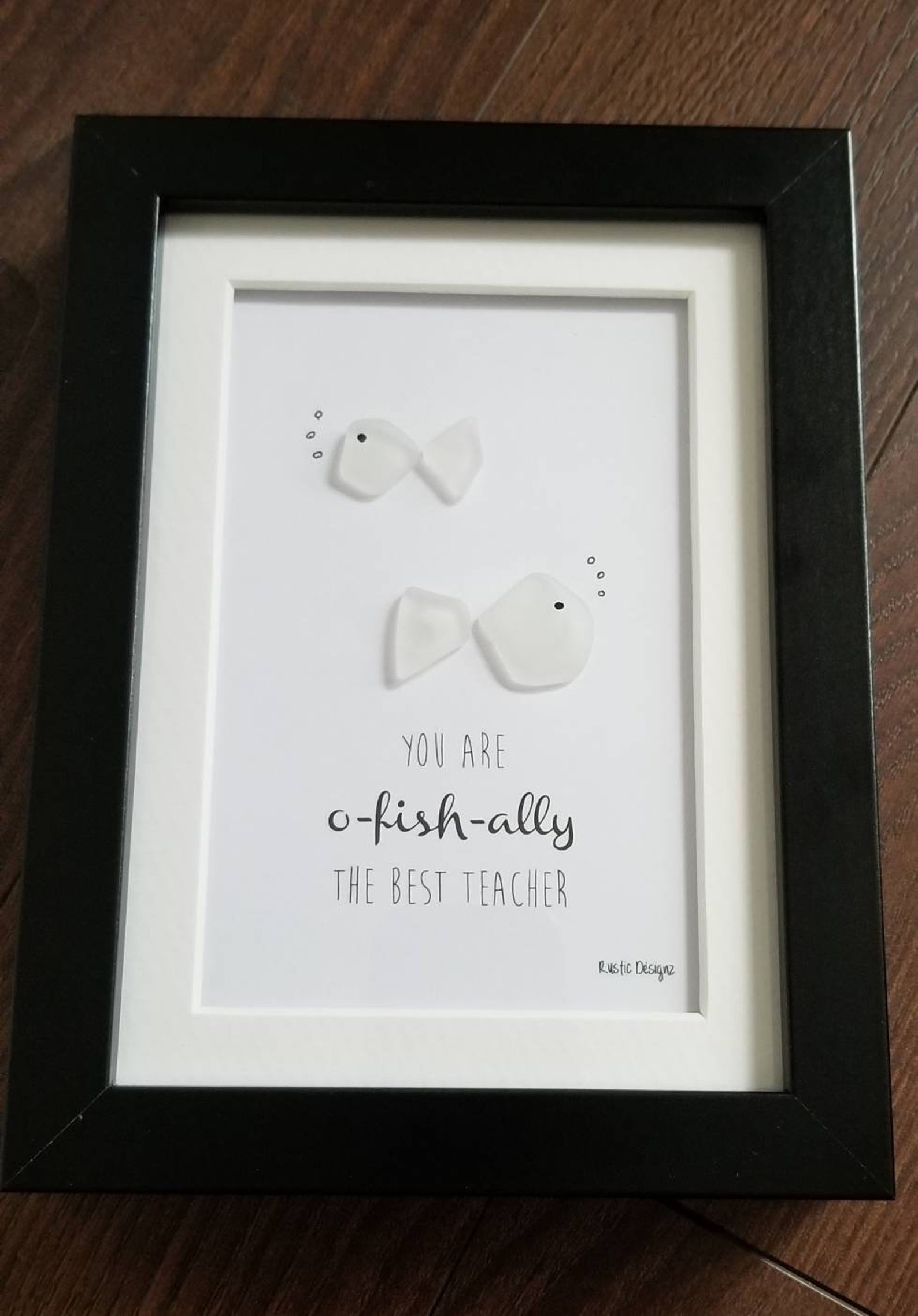 You Are O-fish-ally the Best Teacher Sea Glass Art Teacher - Etsy