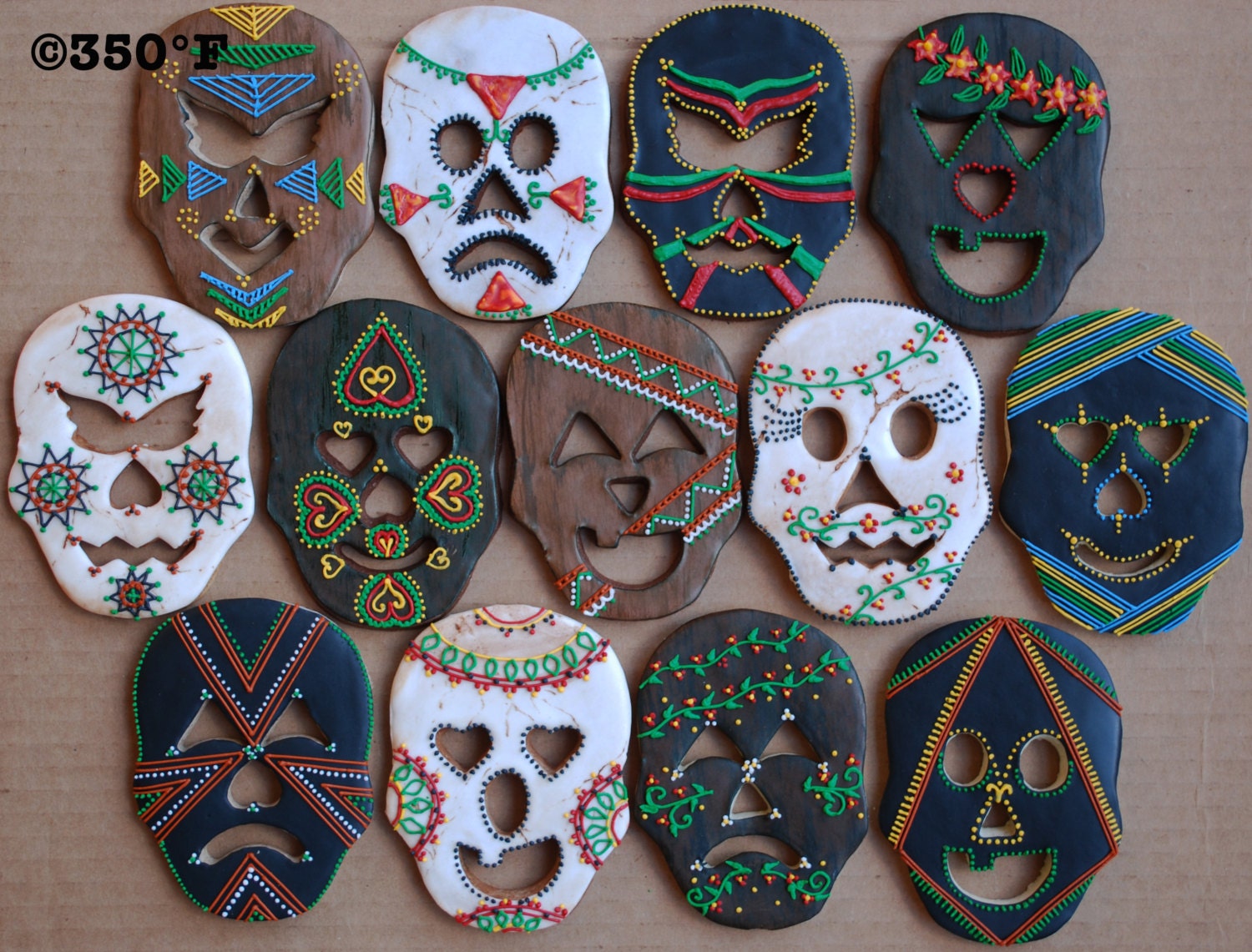 Decorative Cookie Masks - Etsy