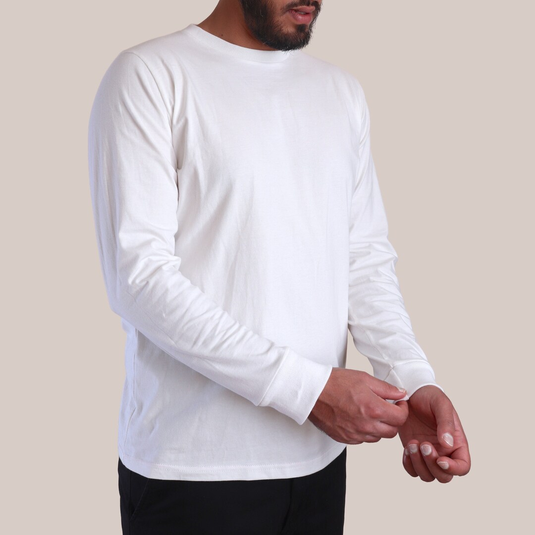 White Basic Top Mens's UK - 100% Organic Cotton - Etsy
