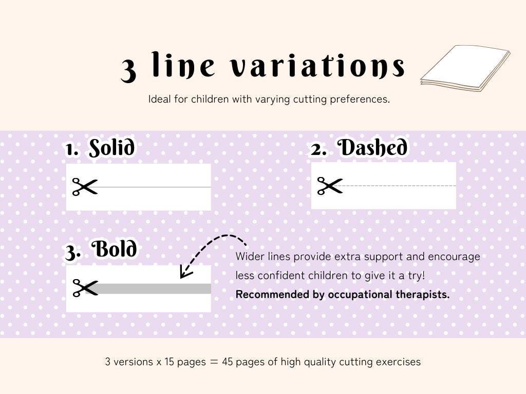 Scissor Skills Bundle - Etsy