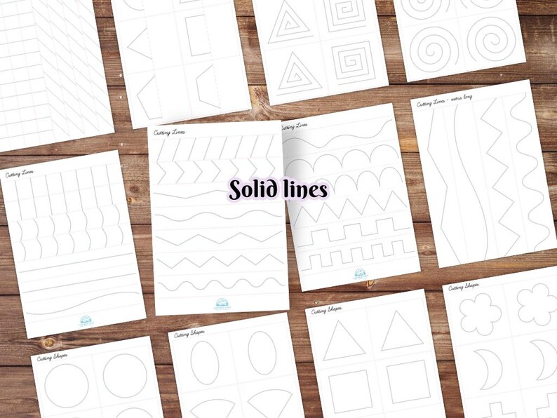 Scissor Skills Bundle - Etsy