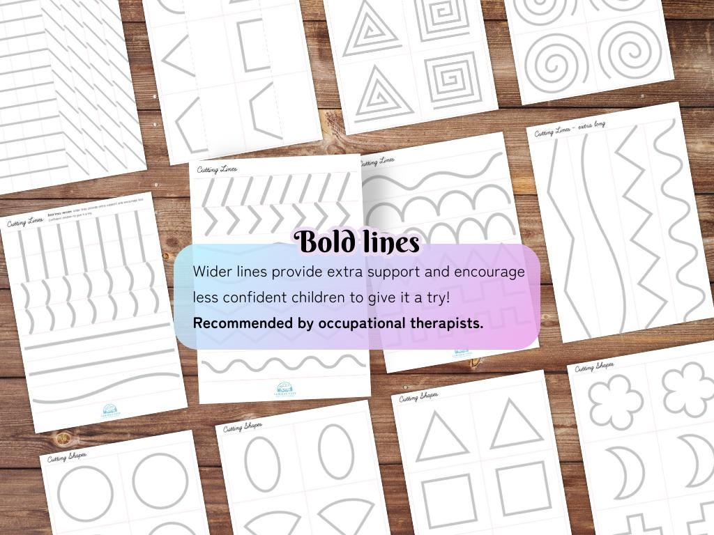 Scissor Skills Bundle - Etsy