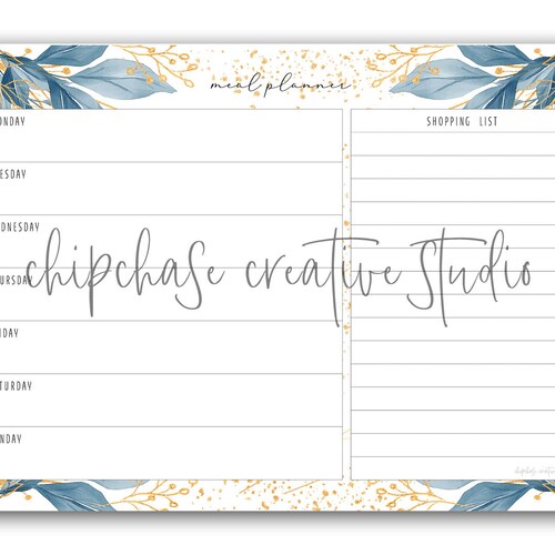 Magnetic Meal Planner NEW RANGE Meal Planner - Etsy