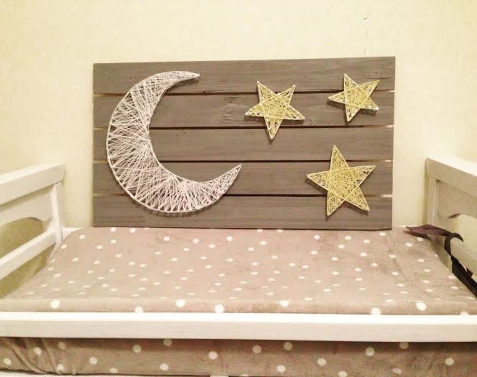MOON and STARS String Art - Etsy
