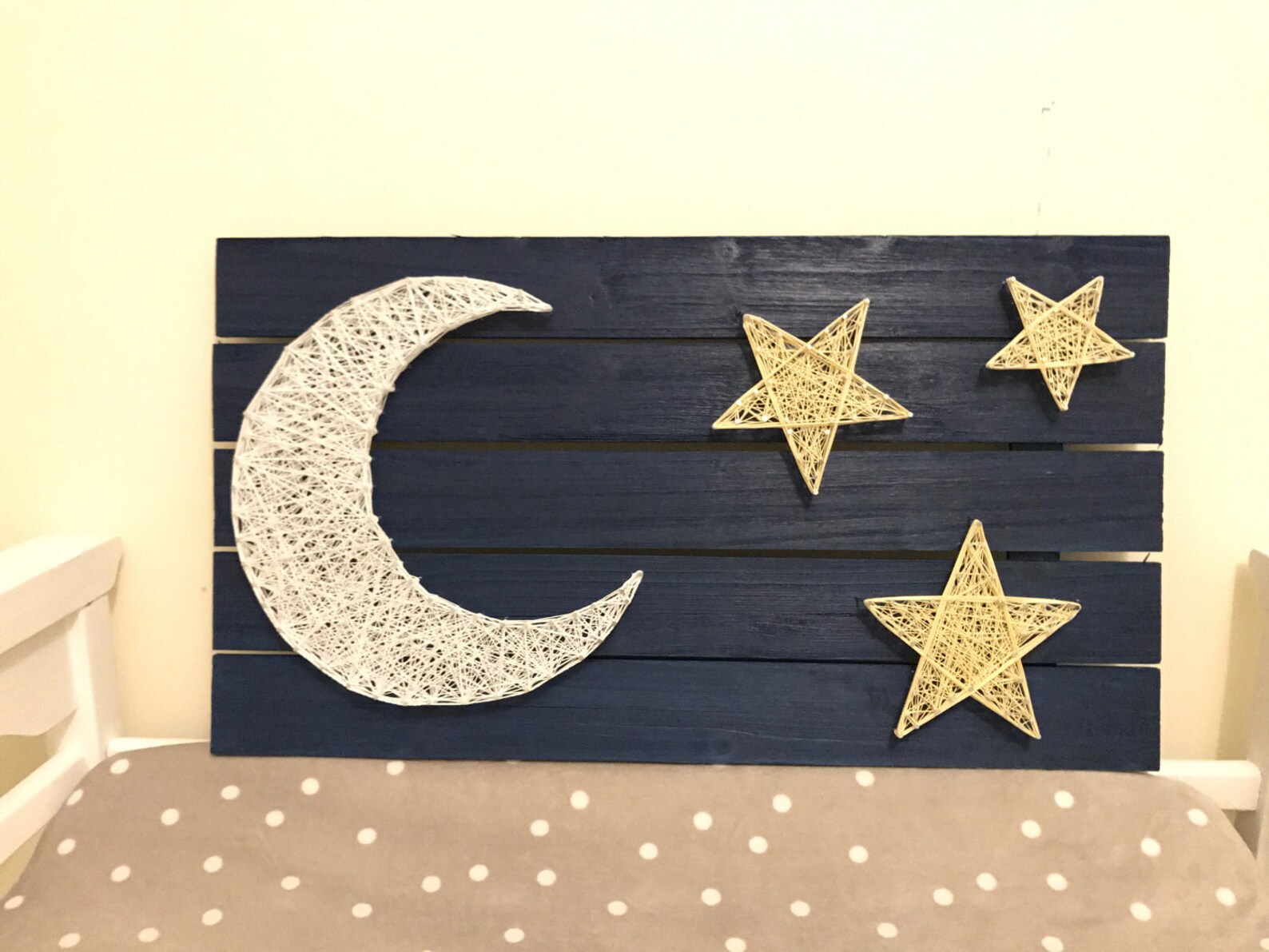 MOON and STARS String Art - Etsy