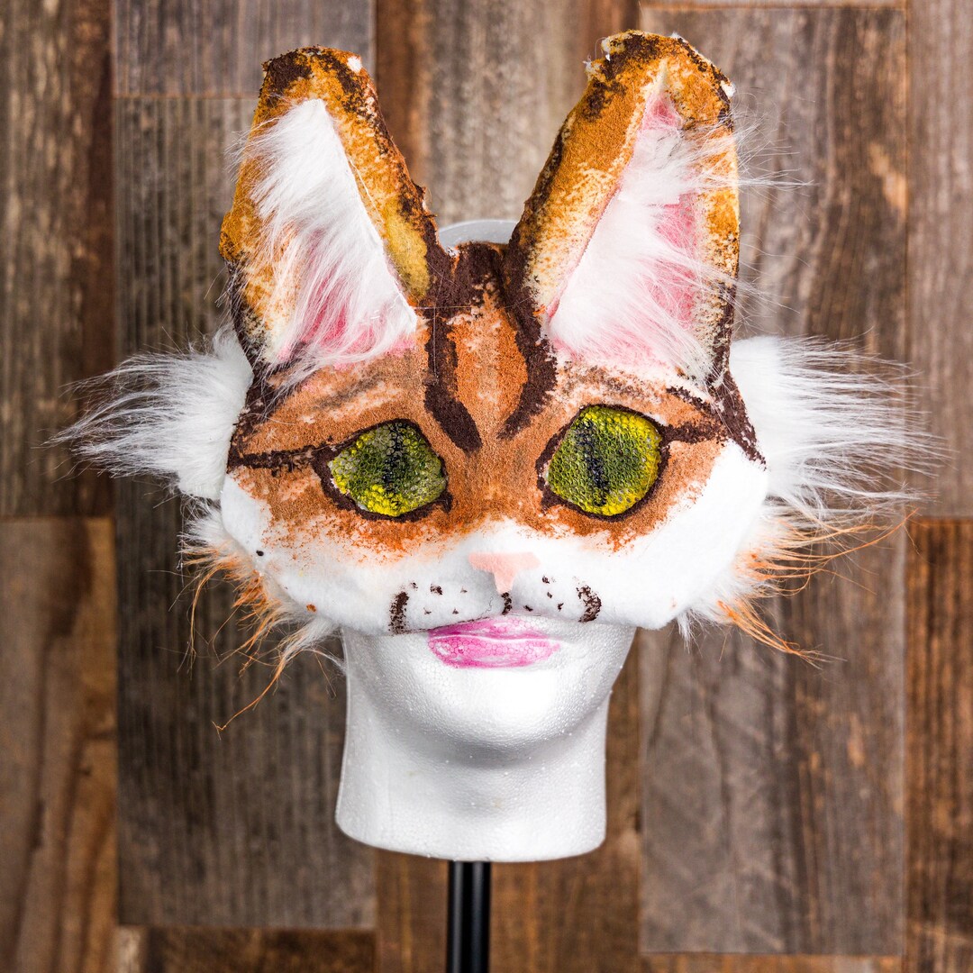 Handmade Norwegian Forest Cat Mask - Etsy