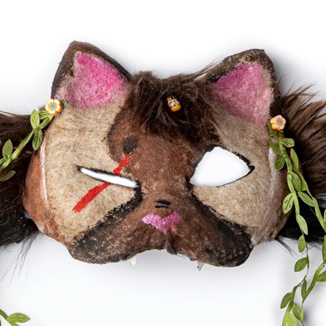 Handmade Siamese Cat Mask - Etsy