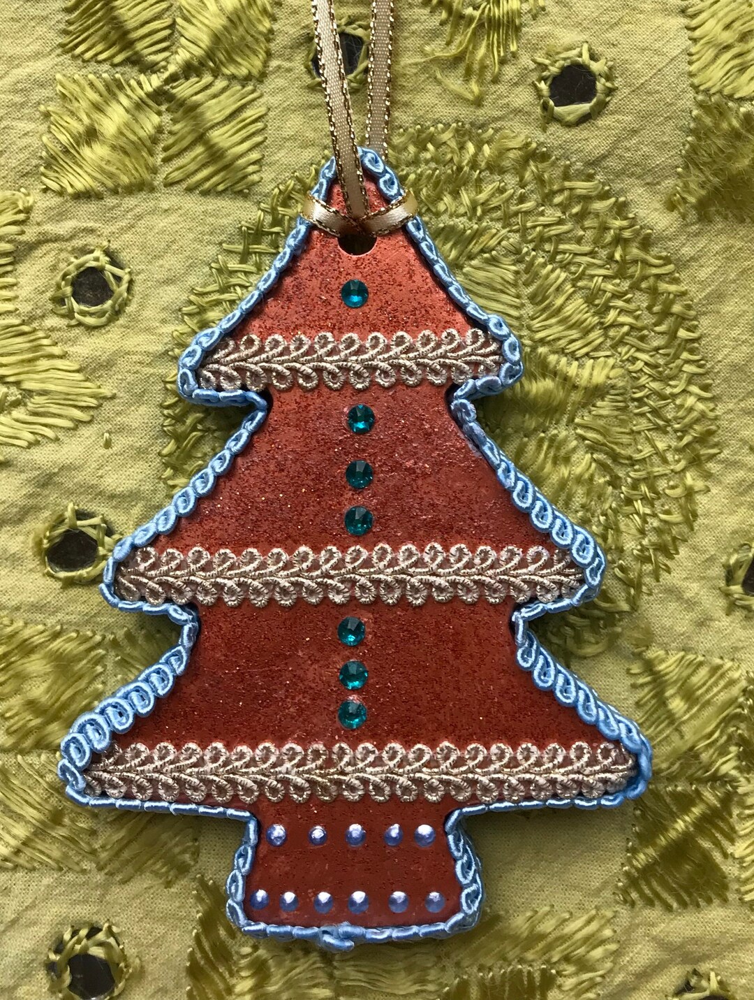 Christmas Tree Ornament | Hand Painted - Etsy