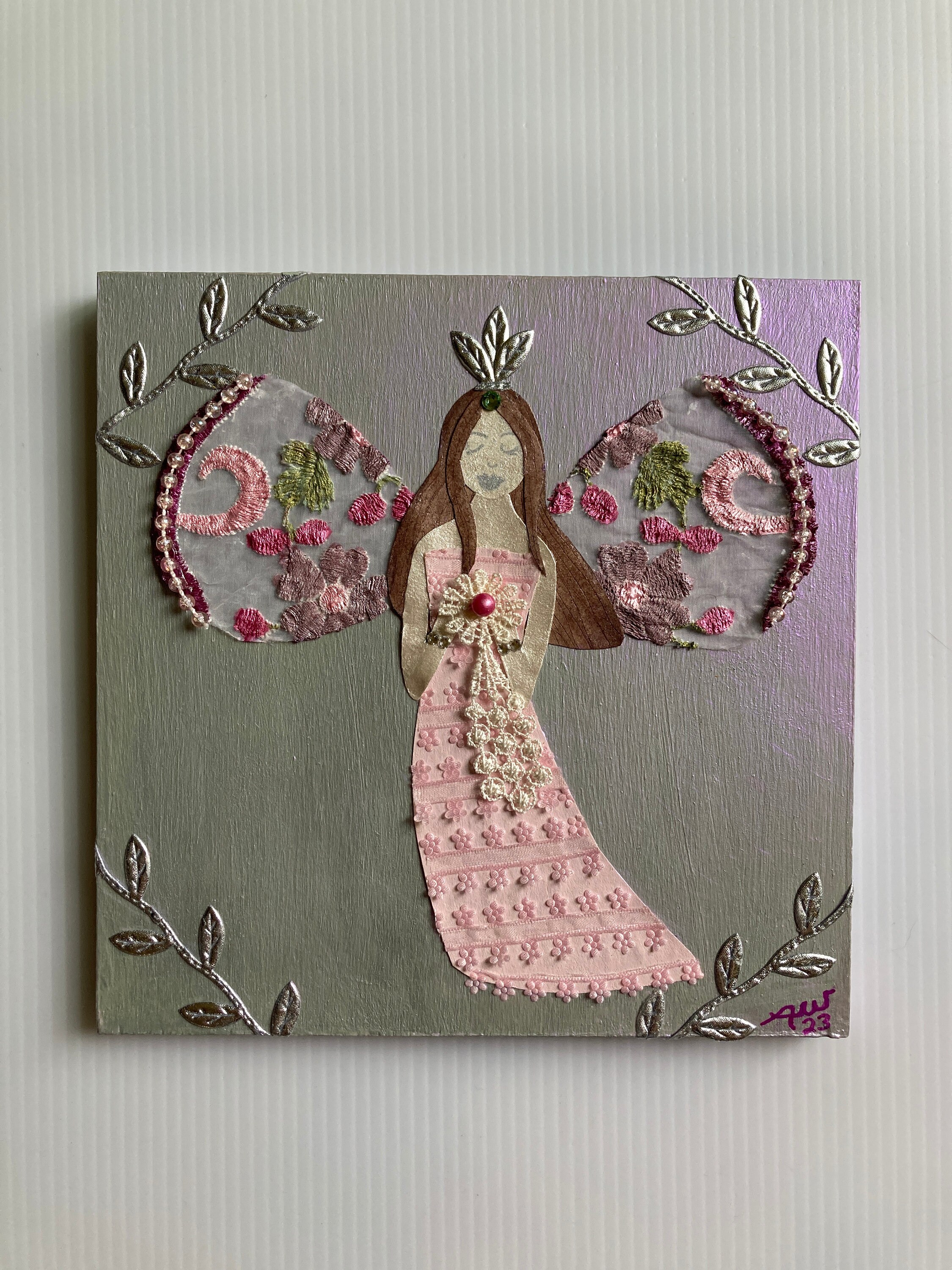 Handmade One-of-kind Angel Artwork. Charming, Whimsical, and Ready to ...