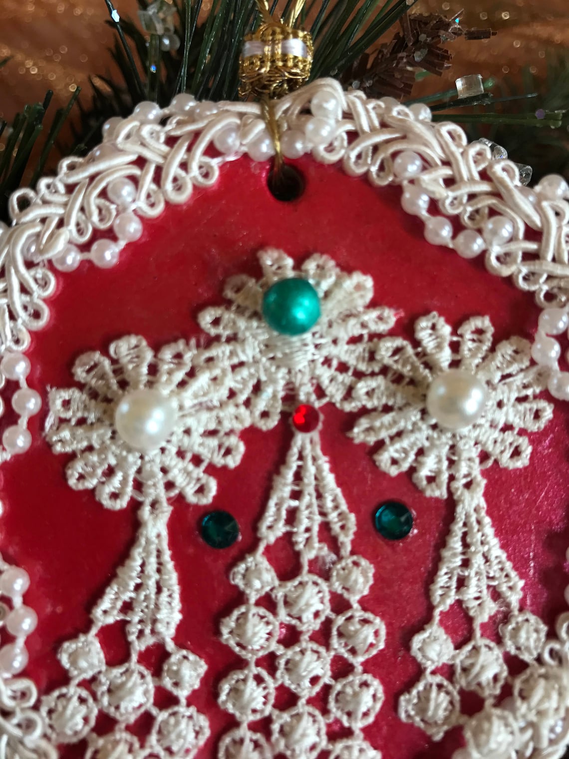 Christmas Tree Decoration Handmade Ornament - Etsy