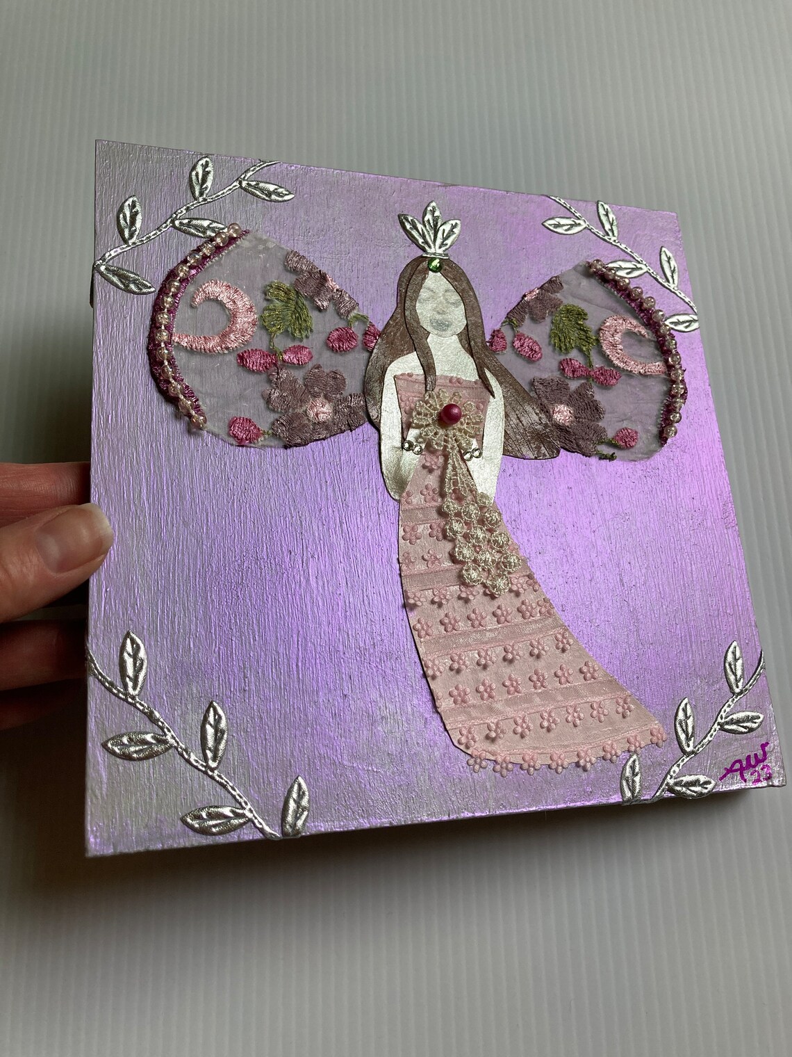 Handmade One-of-kind Angel Artwork. Charming, Whimsical, and Ready to ...