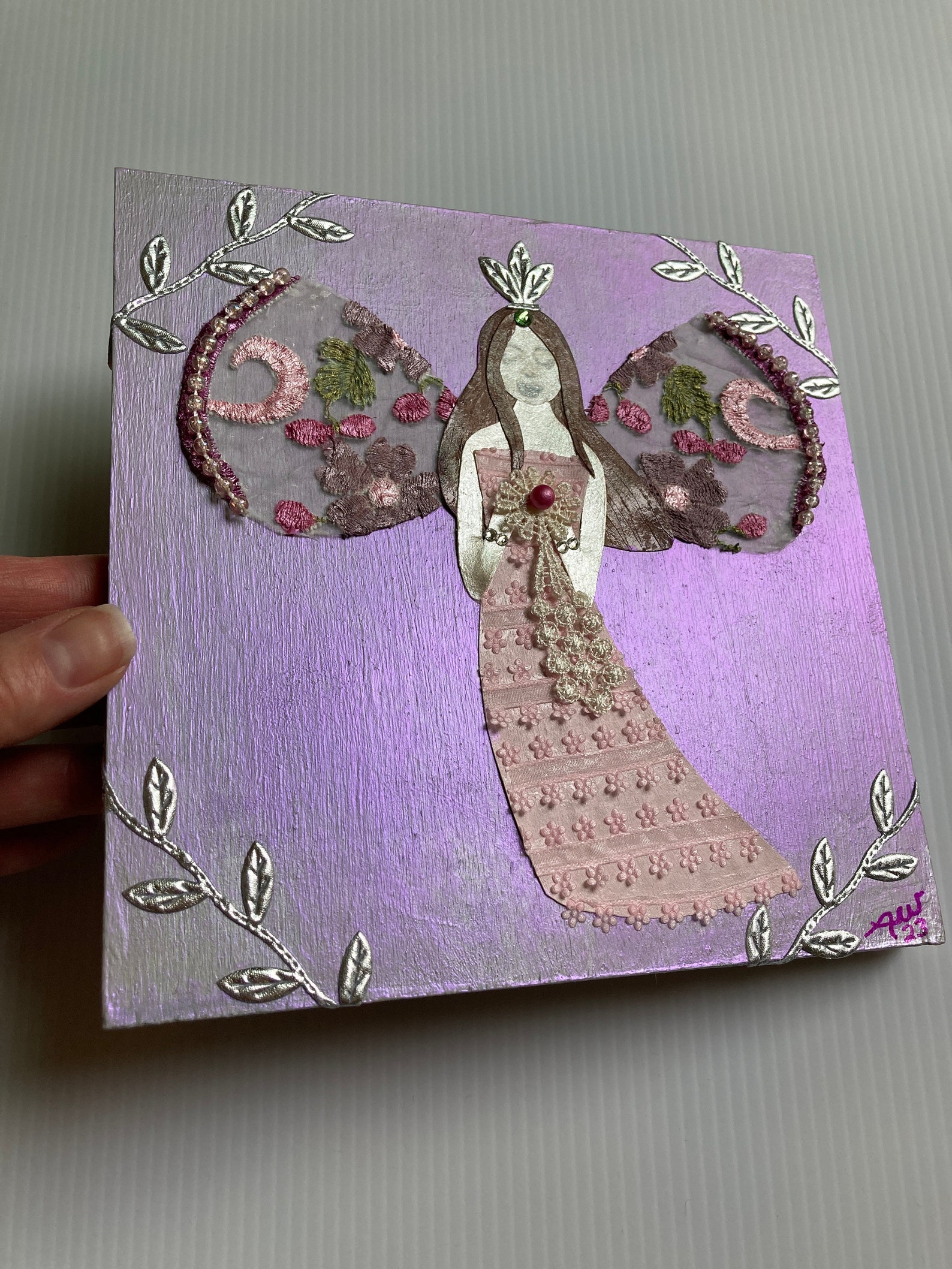 Handmade One-of-kind Angel Artwork. Charming, Whimsical, and Ready to ...
