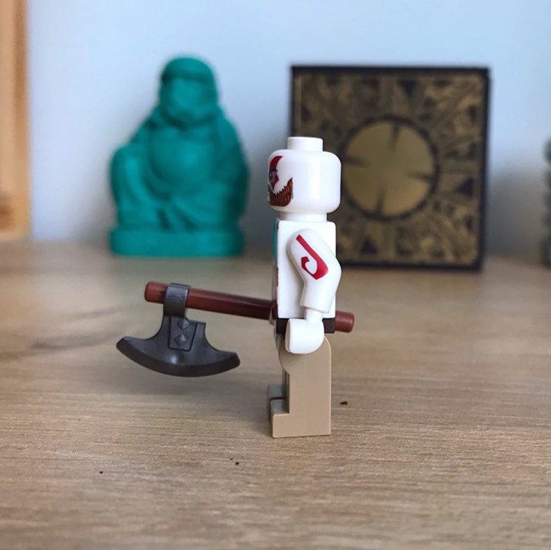 Kratos from God of War Custom Minifigure made from Lego Parts | Etsy